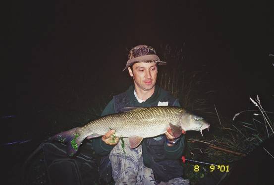 Huw James 11lb 4oz Throop 8.9.2001 approx 21.30pm on BFM paste